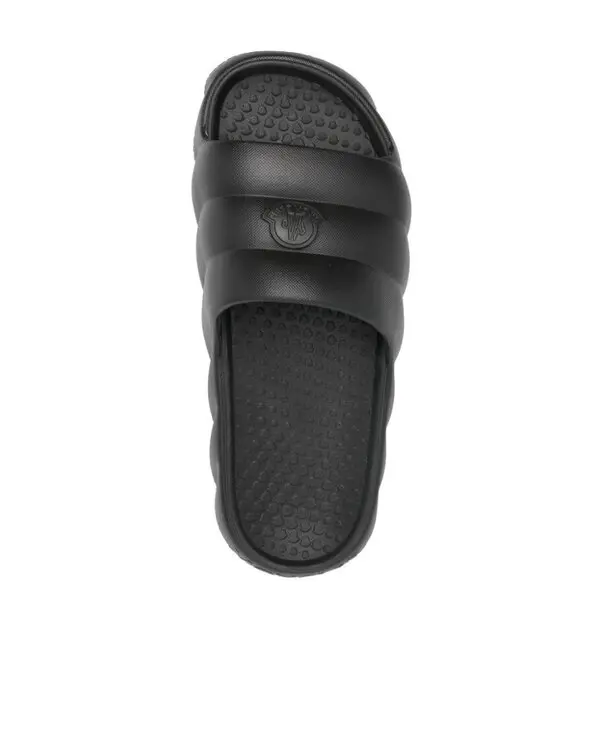 Moncler Quilted Logo Sliders