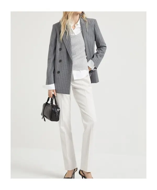 Brunello Cucinelli Scoop Neck Ribbed-knit Vest