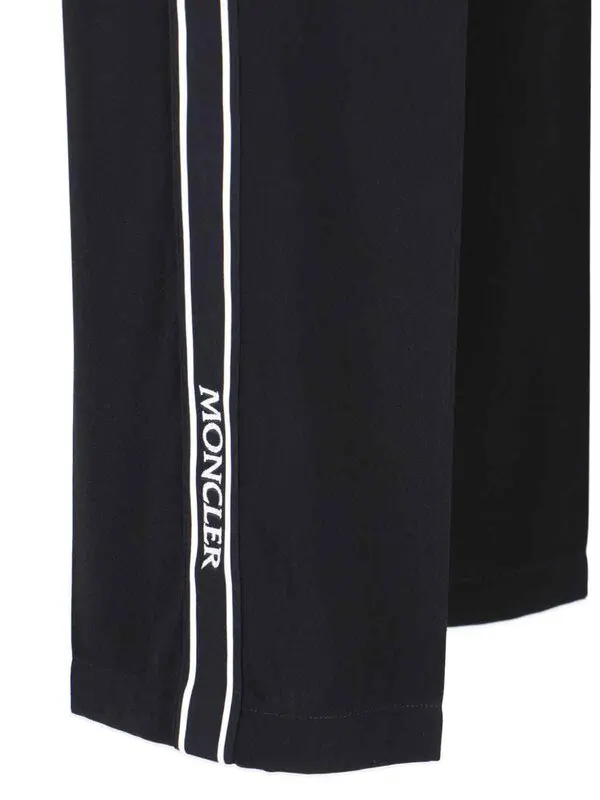 Moncler Logo Detailed Track Pants - Black