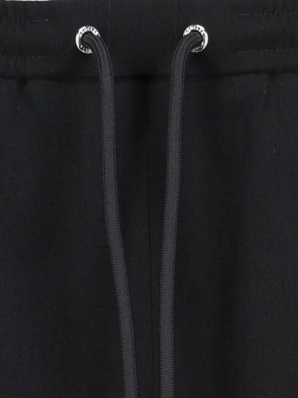 Moncler Logo Detailed Track Pants - Black