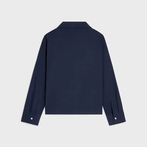 Celine Scout Shirt In Cotton And Linen Cloth