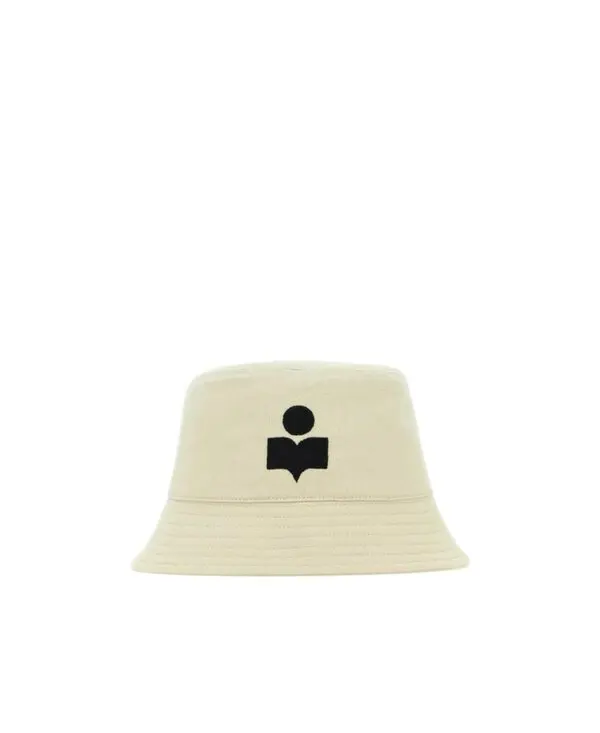 Isabel Marant Étoile Logo Embroidered Bucket Hat - Nude
