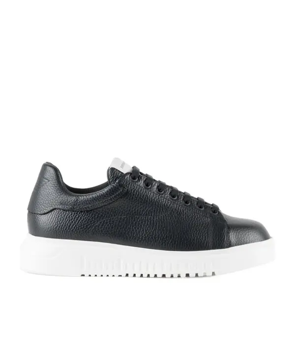 Emporio Armani Lace-up Sneakers - Black