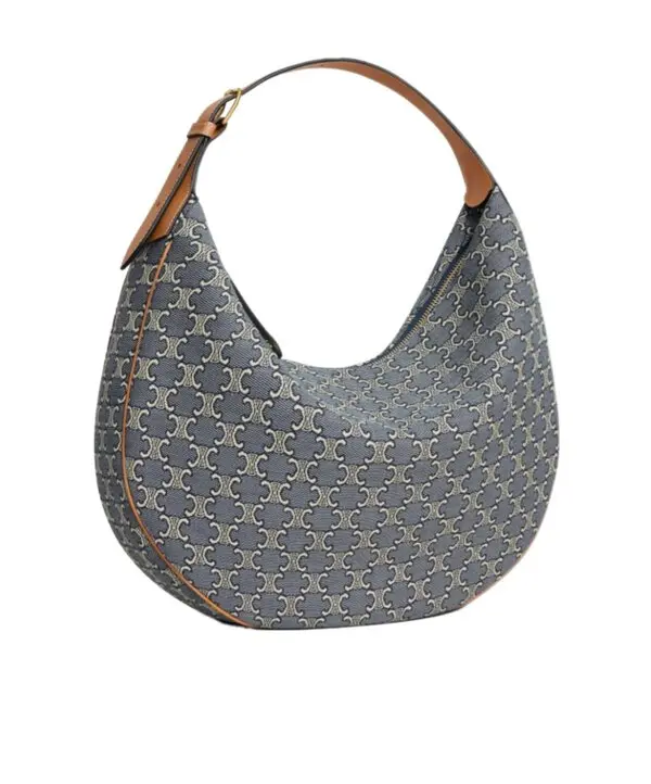 Celine Lulu Large Triomphe Jacquard Tote Bag