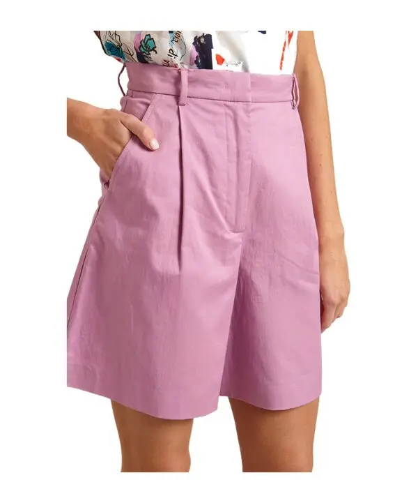 Max Mara Logo Bermuda Shorts - Pink