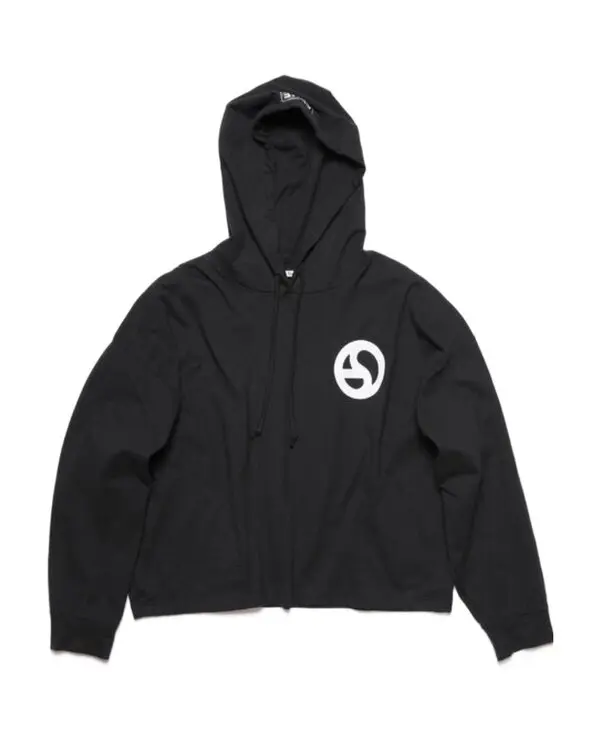 Acne Studios Logo Print Drawstring Hoodie