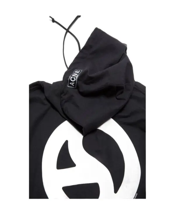 Acne Studios Logo Print Drawstring Hoodie