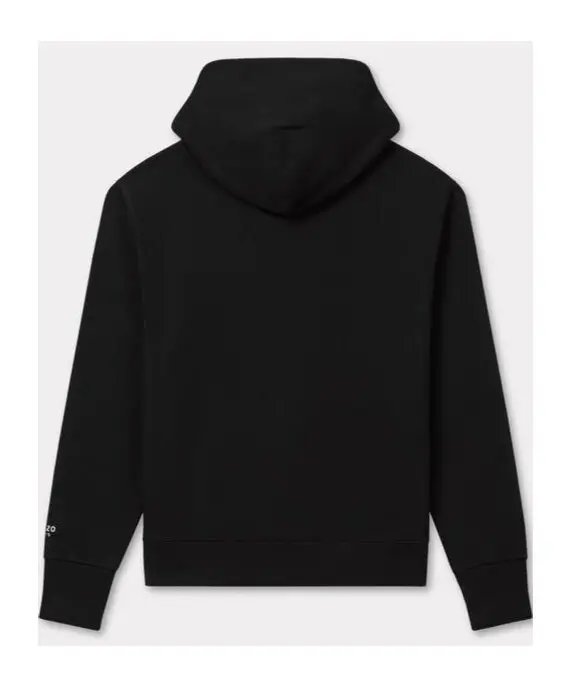 Kenzo Embroidered Zip-up Hoodie - Black