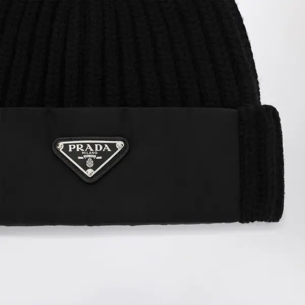 Prada Wool And Re-nylon Beanie