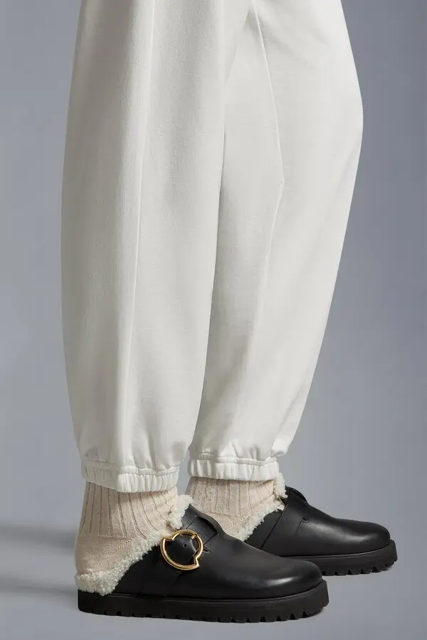 Moncler Buckle Detail Mules