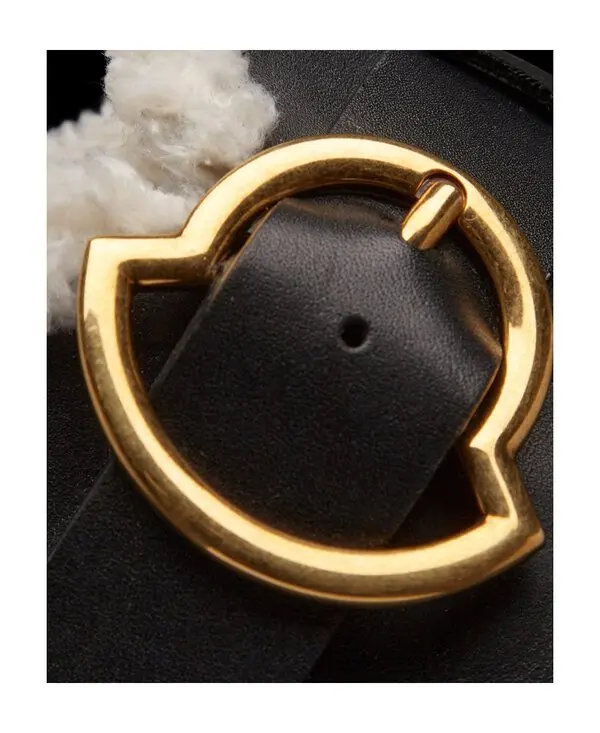 Moncler Buckle Detail Mules