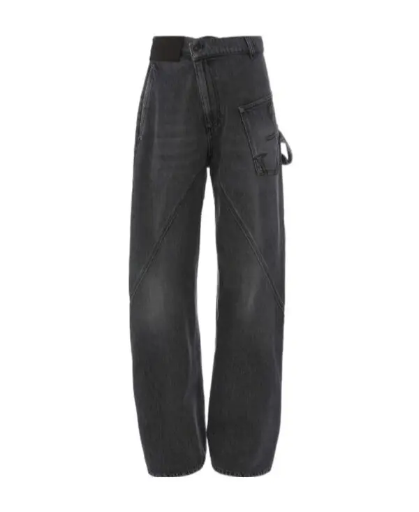 J.W.ANDERSON Twisted Workwear Jeans - Black