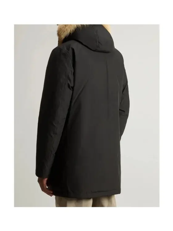 Woolrich Hooded Parka With Removable Fur Trim
