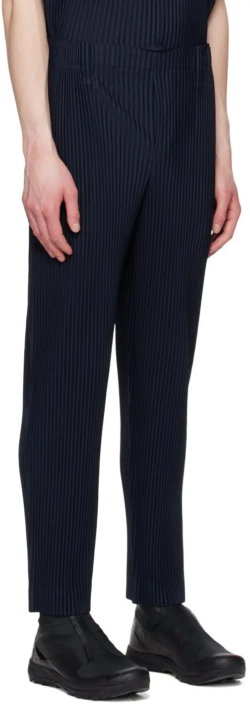 Issey Miyake Straight-leg Trousers - Black