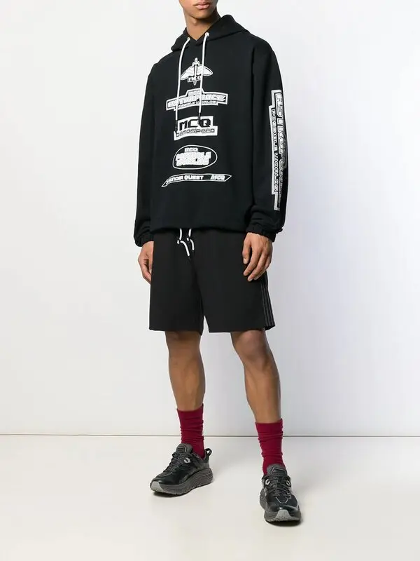 Alexander McQueen Logo Pattern Hooded Sweater