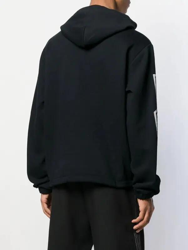 Alexander McQueen Logo Pattern Hooded Sweater