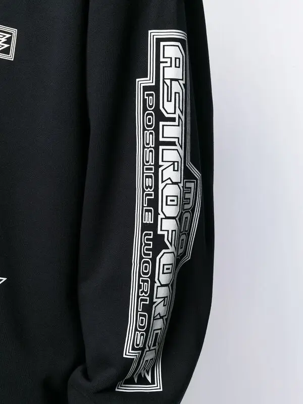 Alexander McQueen Logo Pattern Hooded Sweater