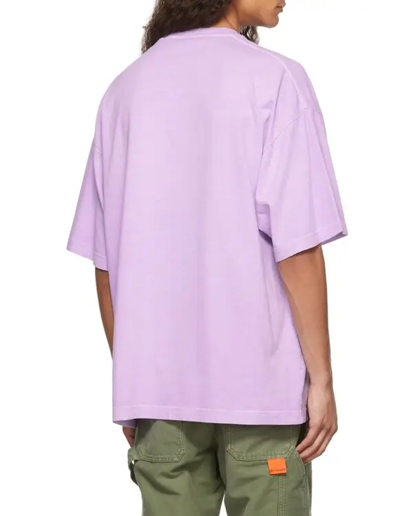 Palm Angels Pxp Creative Services Emb Tee Lilac Bla