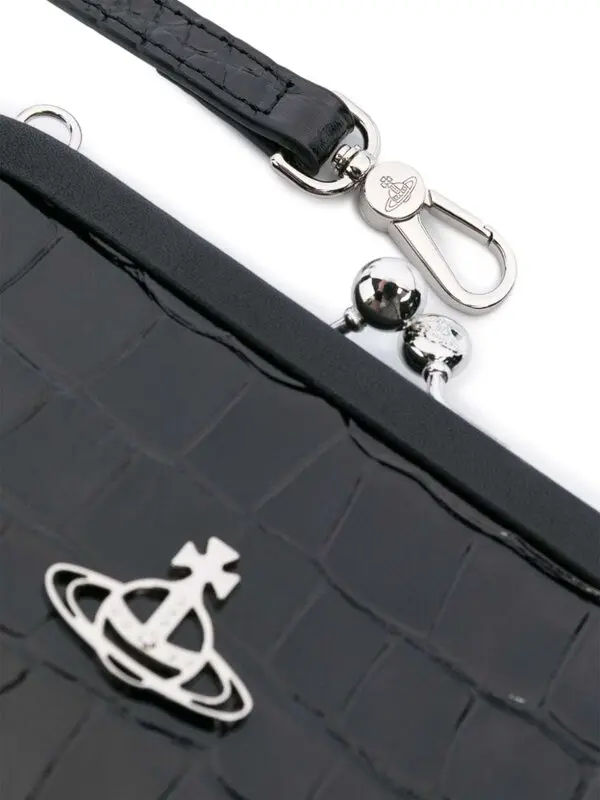 VIVIENNE WESTWOOD Croc Effect Clutch Bag