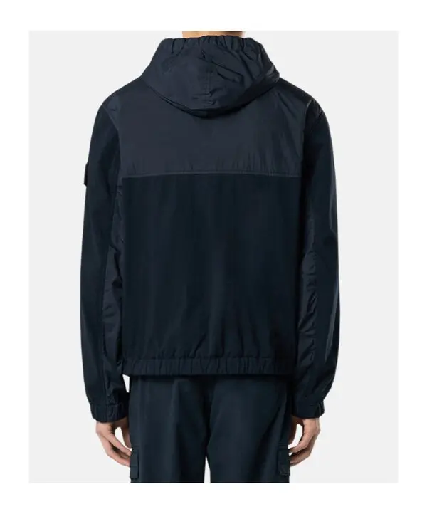 Stone Island Hooded Jacket With Wind Resistance And Anti-drop Technology