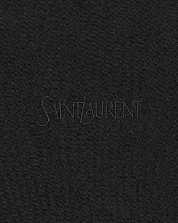 Saint Laurent Crewneck Short-sleeved T-shirt - Black