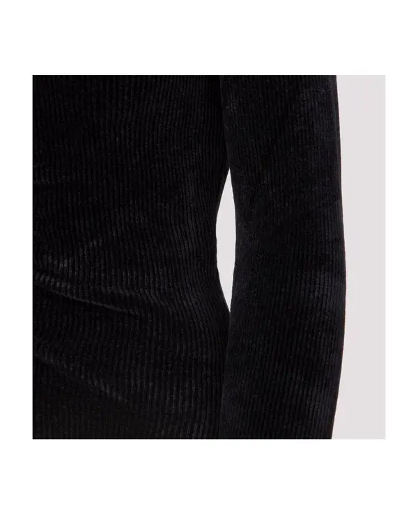 MSGM Ribbed Cut Out Detail Sweater