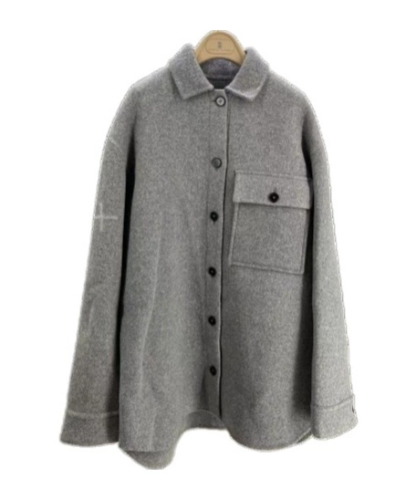 JIL SANDER Freshly Cut Wool Jacket - Gray