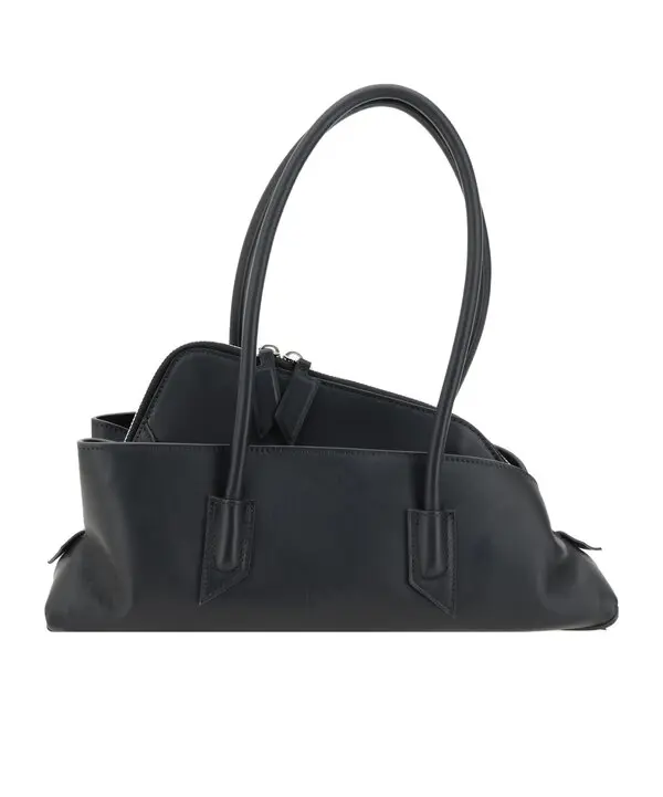 Attico La Passeggiata Small Top Handle Tote Bag - Black