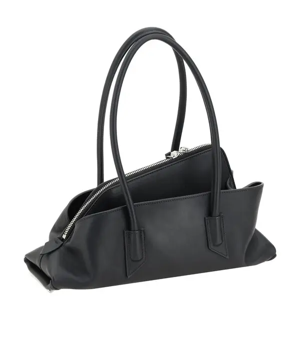Attico La Passeggiata Small Top Handle Tote Bag - Black