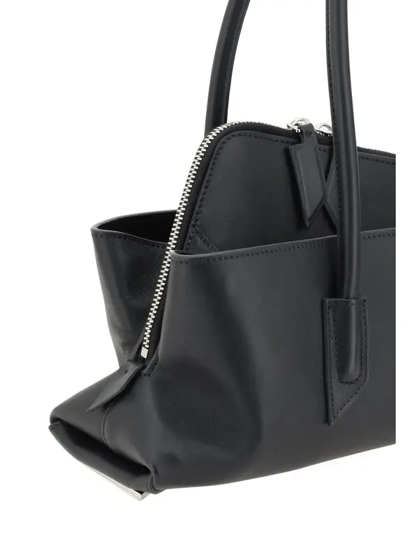 Attico La Passeggiata Small Top Handle Tote Bag - Black