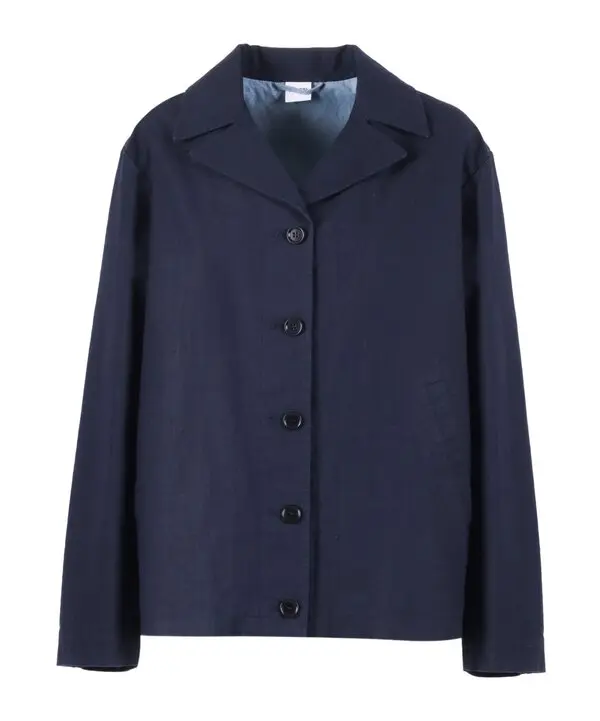 Aspesi Long-sleeved Buttoned Jacket - Black