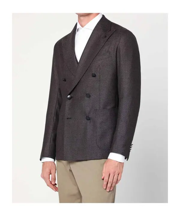 Tagliatore Double-breasted Tailored Blazer - Brown