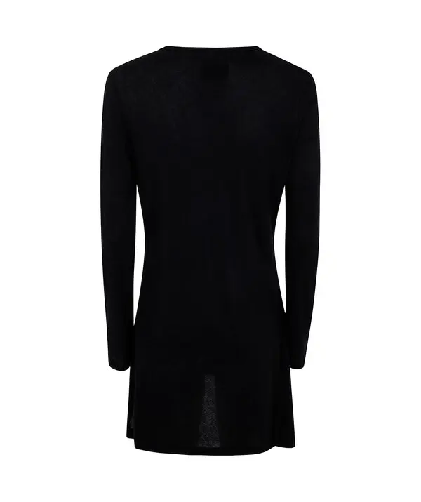 Yohji Yamamoto Graphic Long Sleeve Dress