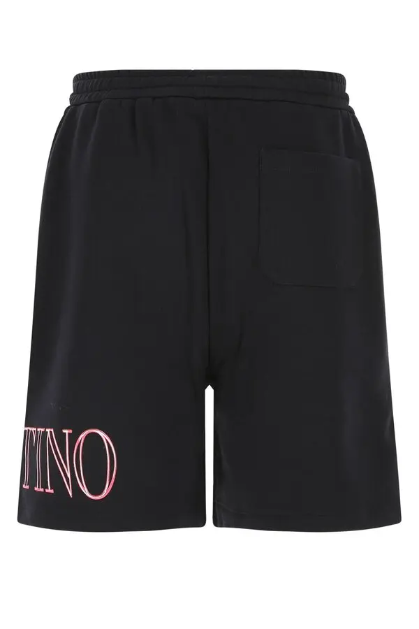 Valentino Garavani Logo Print Drawstring Shorts
