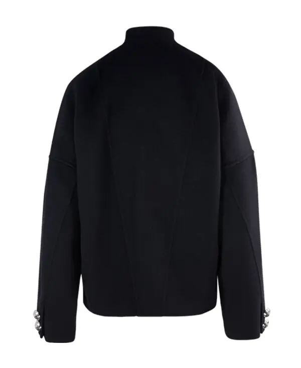 Emilio Pucci Ruffled High Neck Jacket