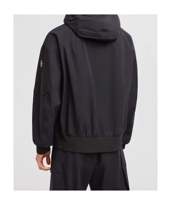 Moncler Tesso Hooded Shell Jacket - Black