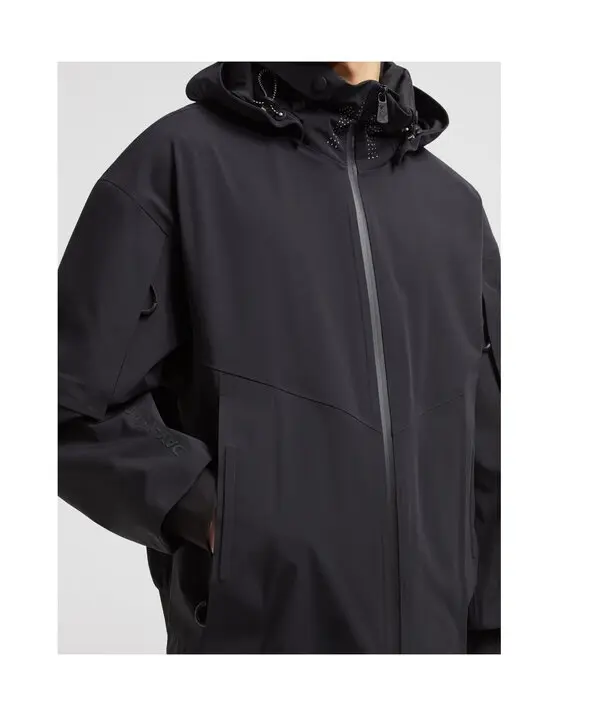 Moncler Tesso Hooded Shell Jacket - Black
