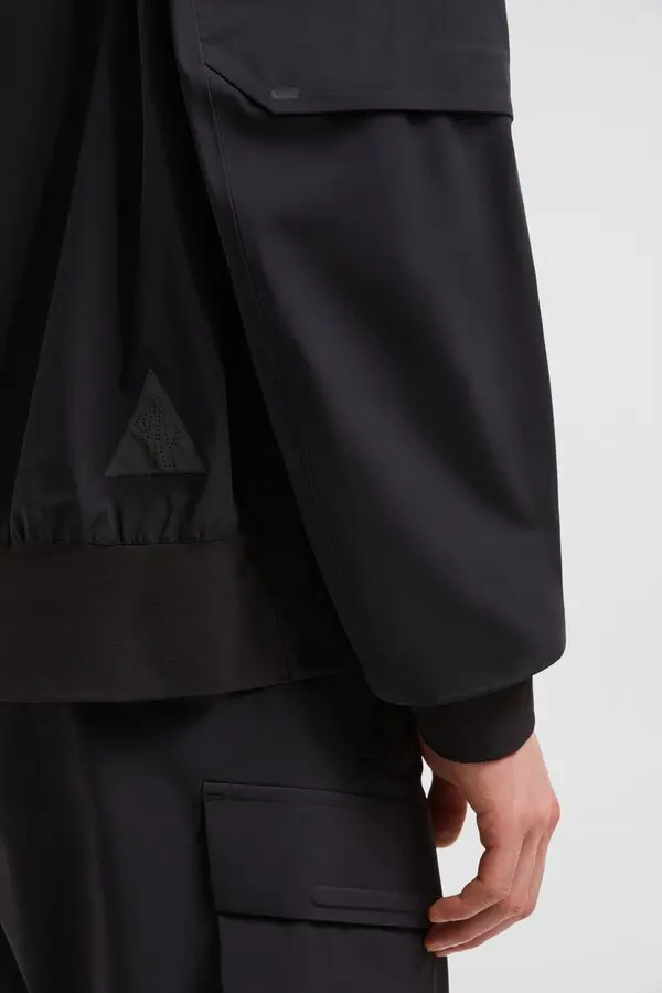 Moncler Tesso Hooded Shell Jacket - Black