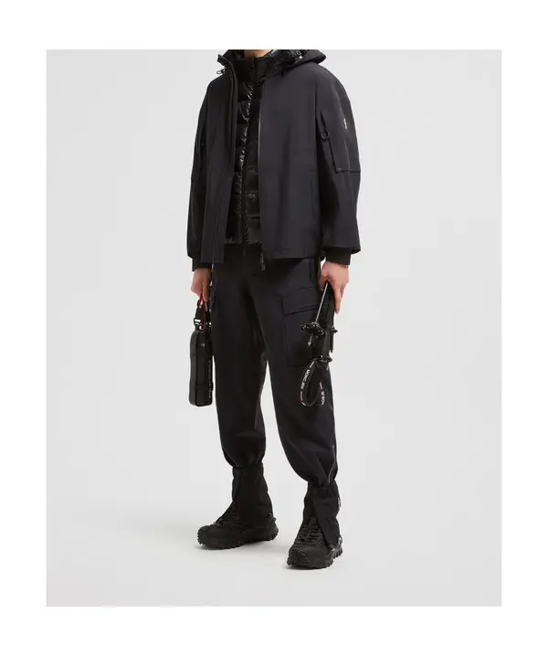 Moncler Tesso Hooded Shell Jacket - Black
