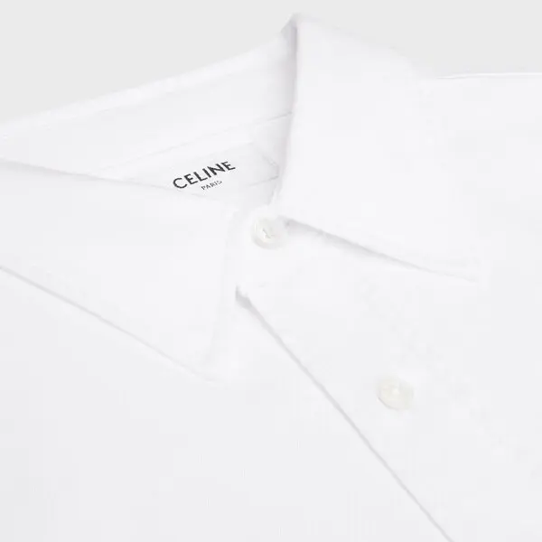 Celine Overshirt In Cotton Denim