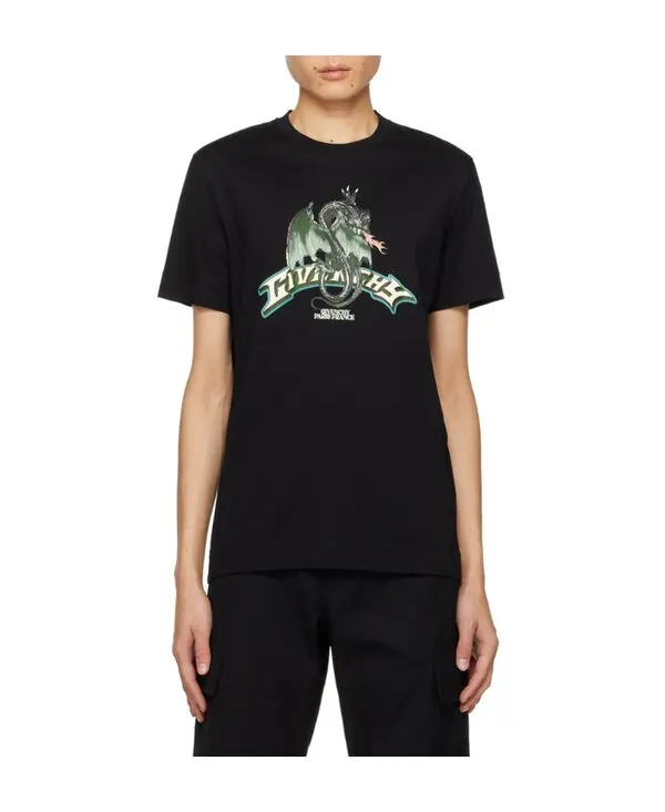 Givenchy Graphic Printed Crewneck T-shirt - Black