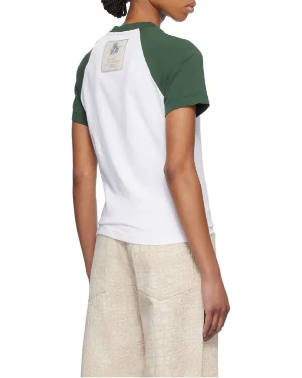 Jacquemus Short-sleeve Crewneck T-shirt With Contrast Details