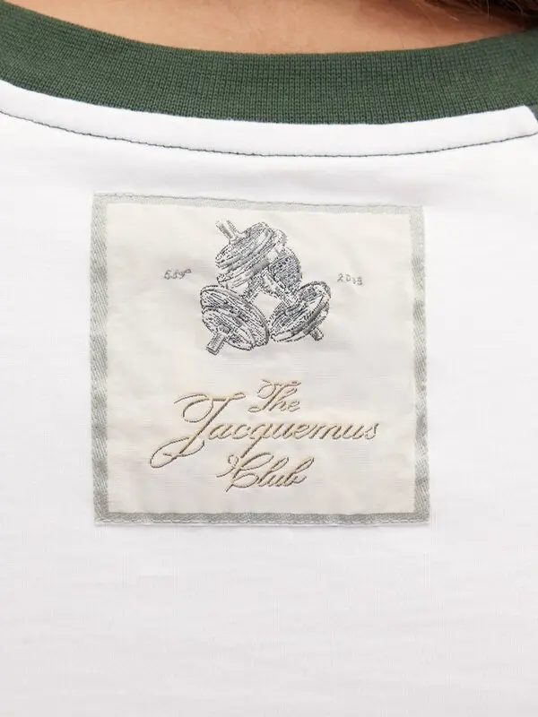 Jacquemus Short-sleeve Crewneck T-shirt With Contrast Details
