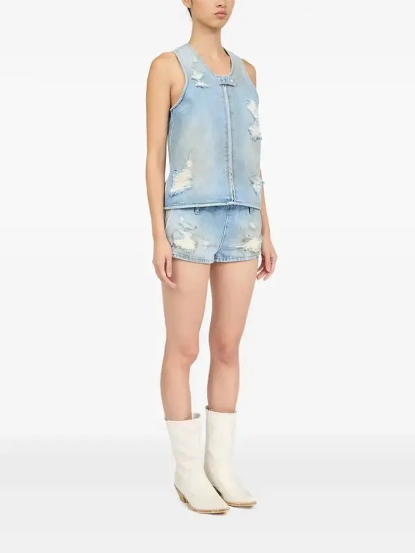 MAISON MARGIELA Distressed Scoop Neck Vest