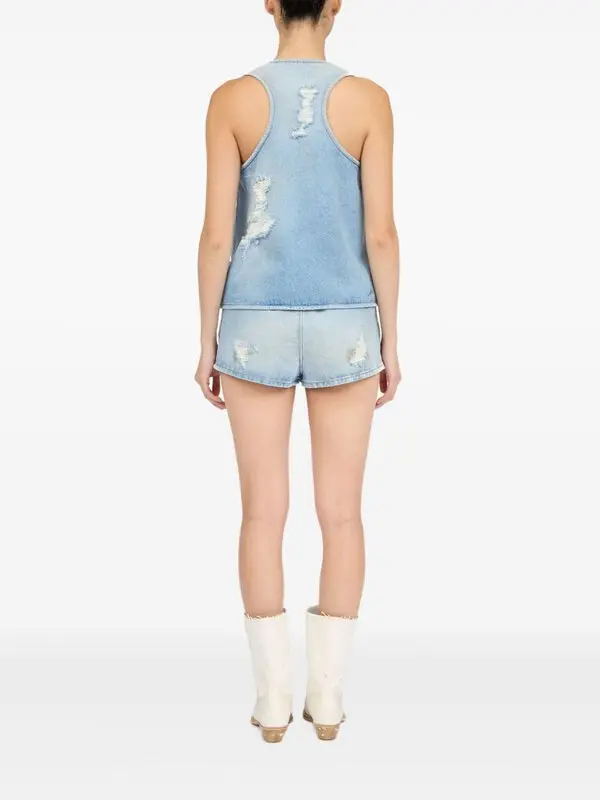 MAISON MARGIELA Distressed Scoop Neck Vest