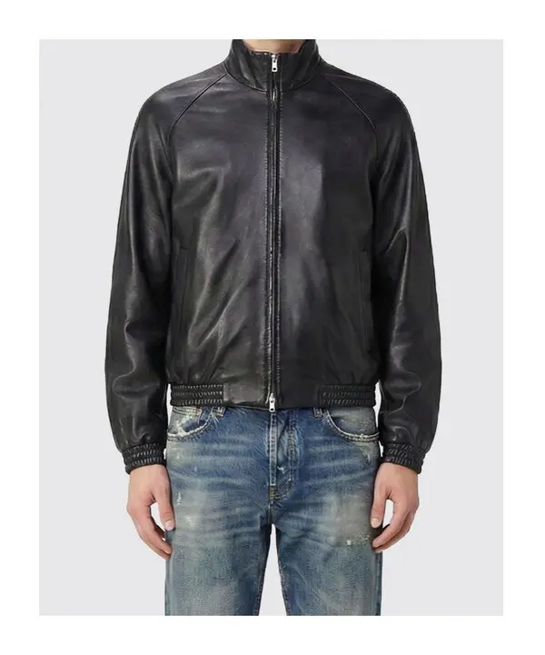 Acne Studios Leather Bomber Jacket