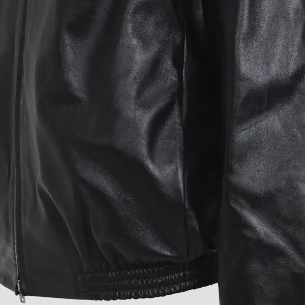 Acne Studios Leather Bomber Jacket
