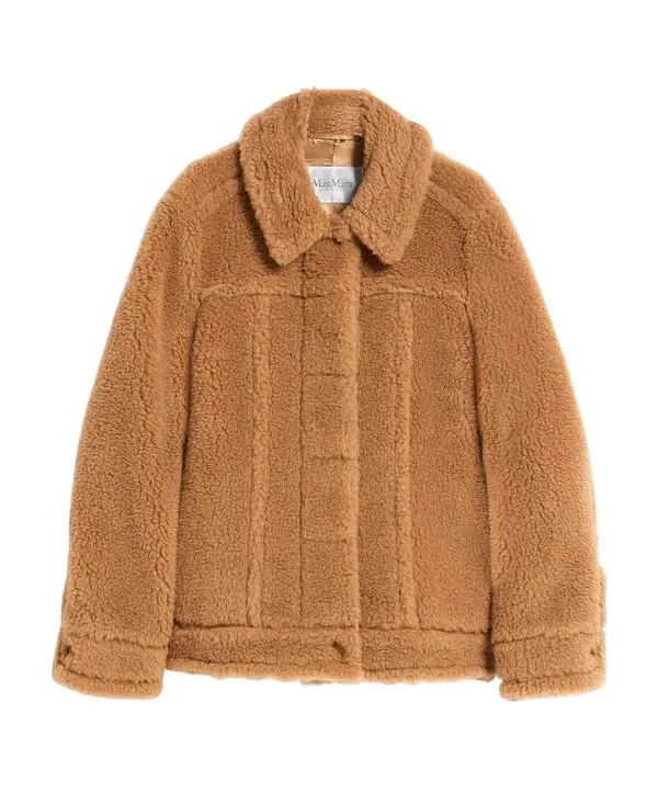 Max Mara Teddy Faux-shearling Jacket - Camel