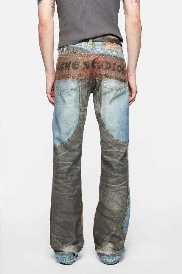 Acne Studios Trompe L'oeil Straight-leg Jeans