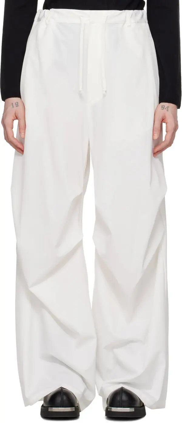 MAISON MARGIELA Wide-leg Trousers With Drawstring